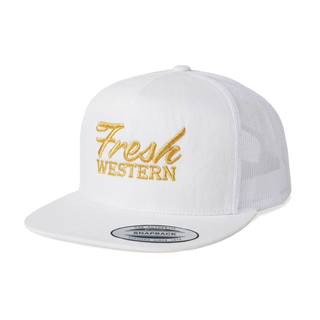 The Tour Hat | White + Gold Official Concert Hat by Parker McCollum ...